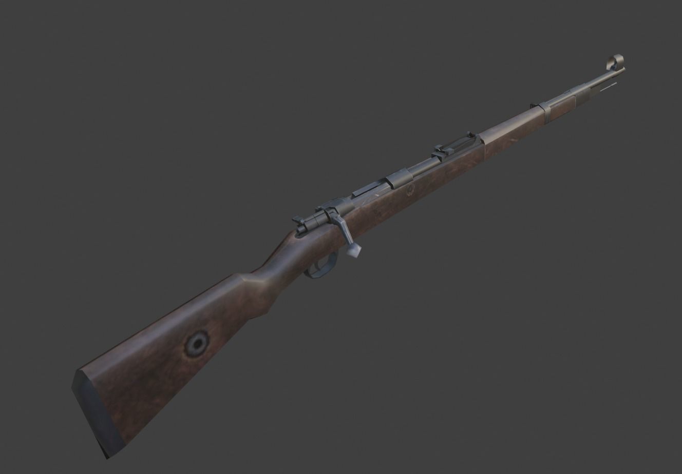 3D model kar98 gun VR / AR / low-poly | CGTrader