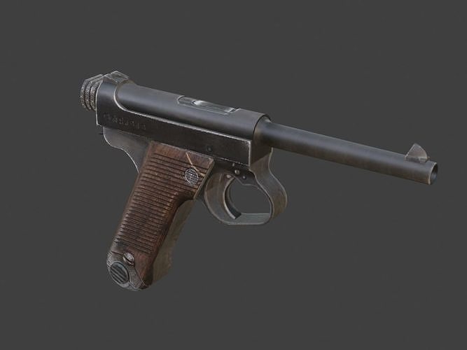 3D model nambu pistol VR / AR / low-poly | CGTrader