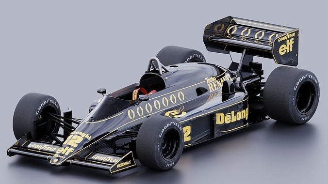 lotus 98t 3D model | CGTrader