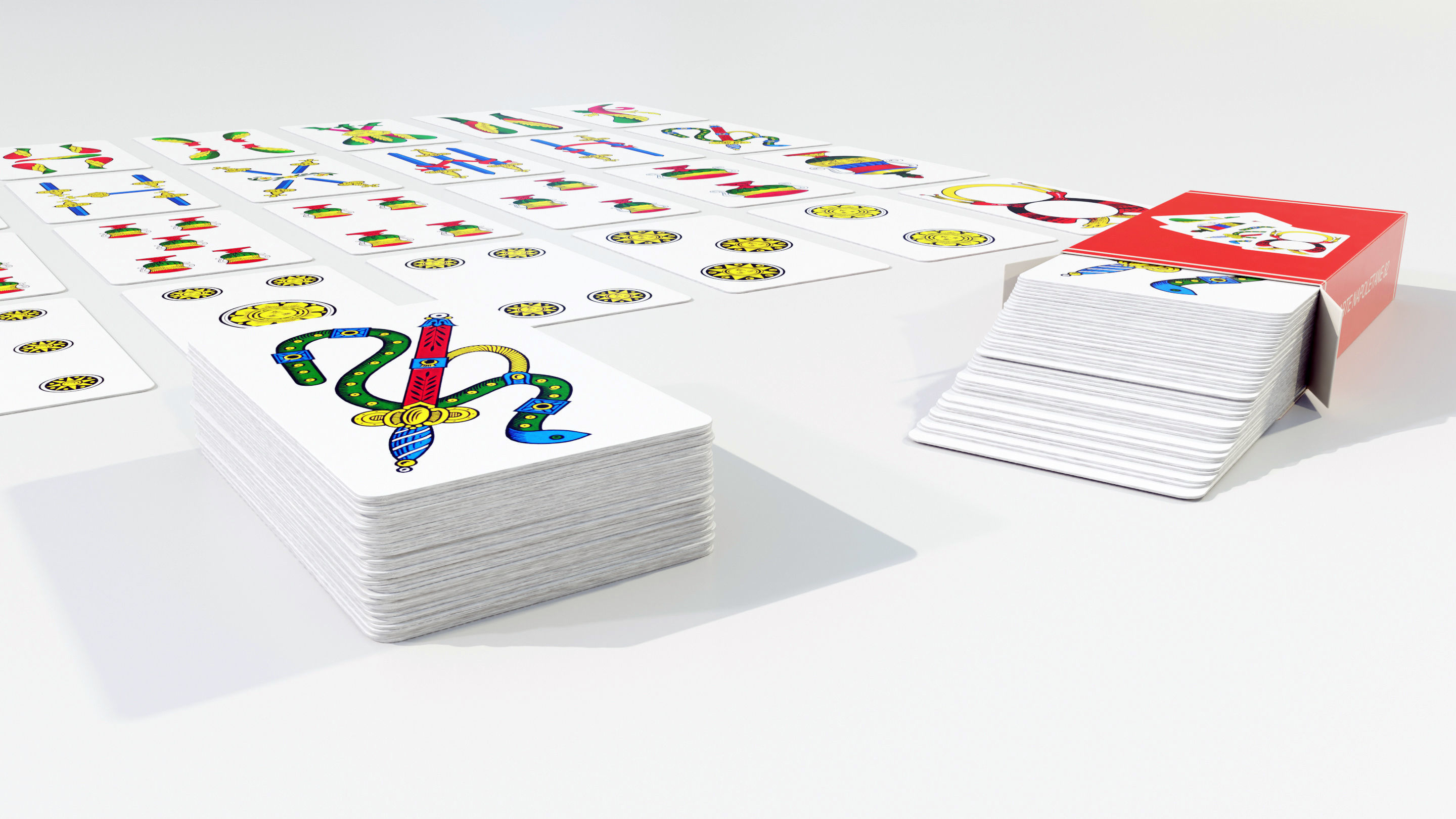 Italian Playing Cards 3D model | CGTrader