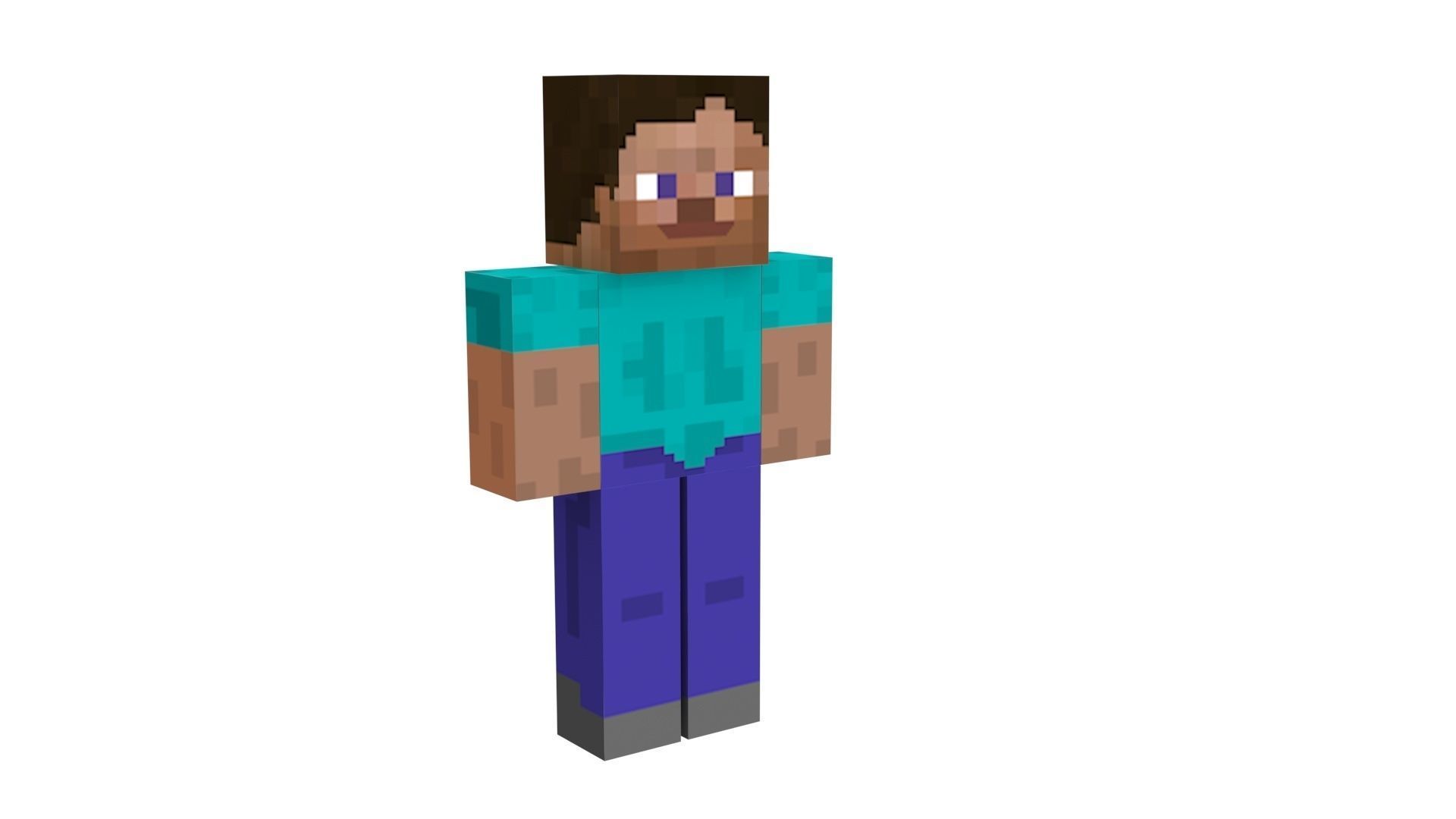 3D model Minecraft Steve VR / AR / low-poly | CGTrader