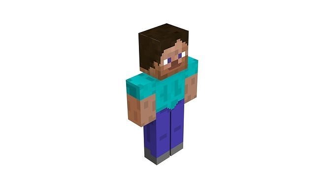 3D model Minecraft Steve VR / AR / low-poly | CGTrader