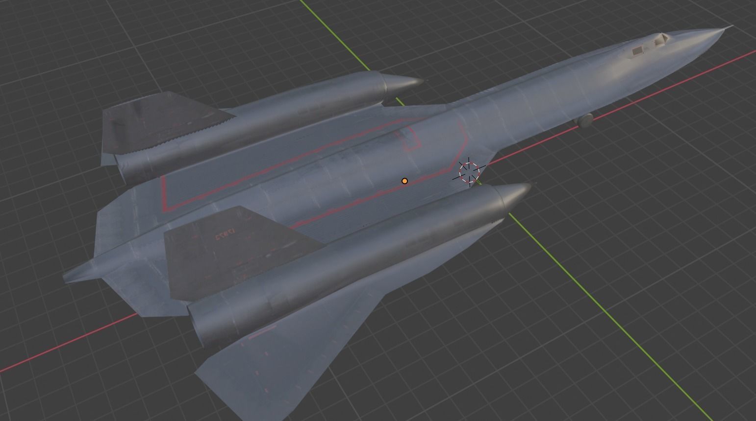 3D model jet sr71 VR / AR / low-poly | CGTrader