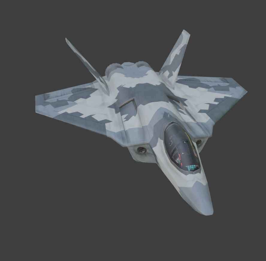 3D model fa38 airplane VR / AR / low-poly | CGTrader