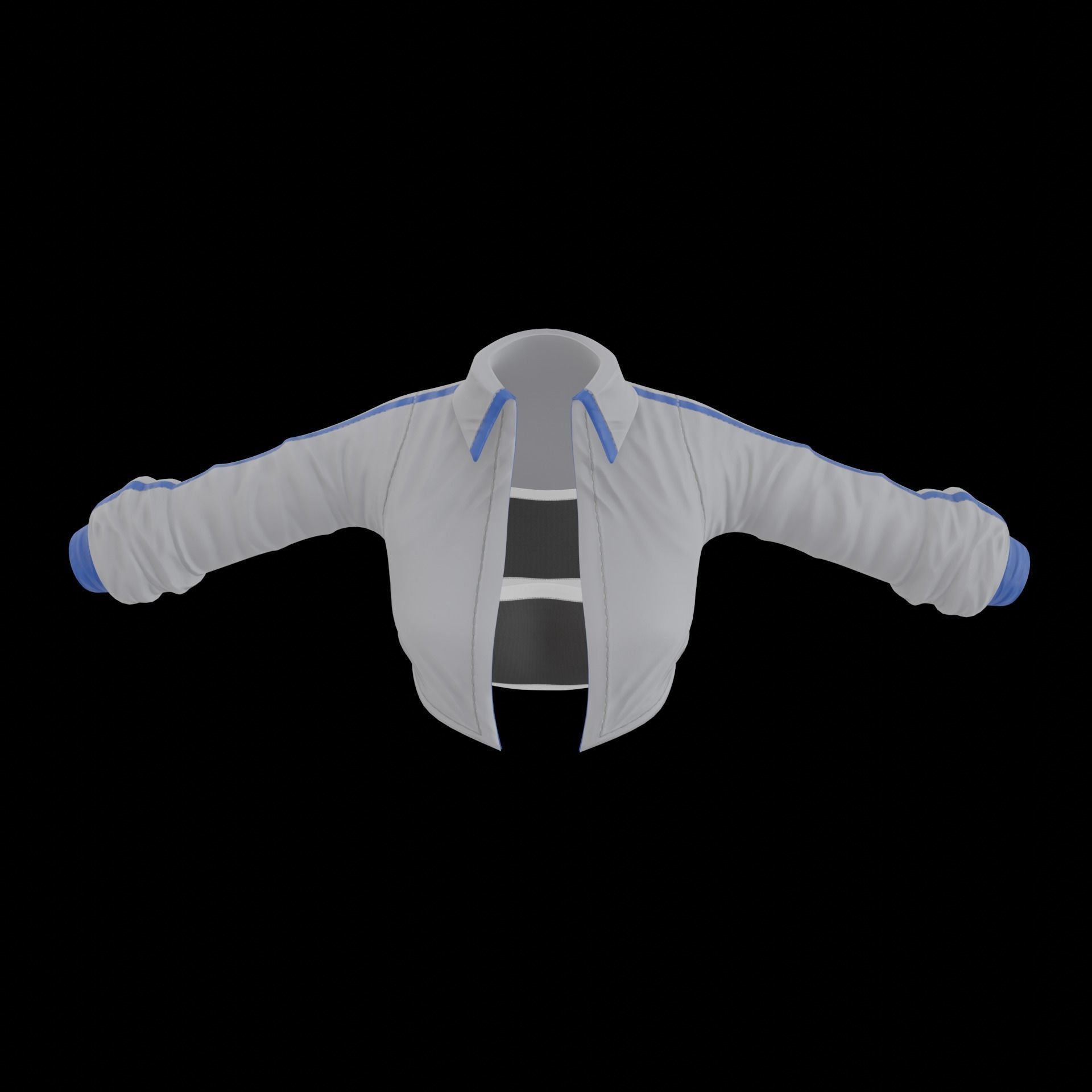 3D model KDA All Out Seraphine Jacket - VRChat - 3D Asset VR / AR / low ...