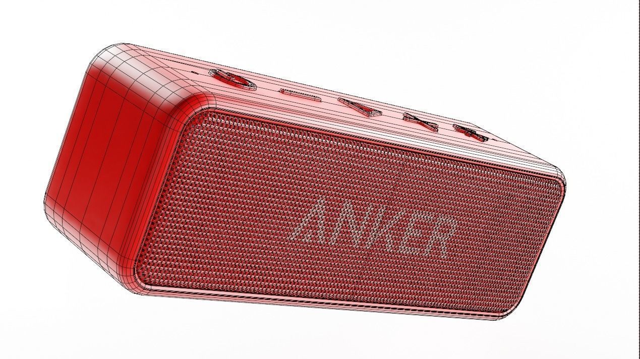 Anker Soundcore 2 Bluetooth Speaker 3D model | CGTrader