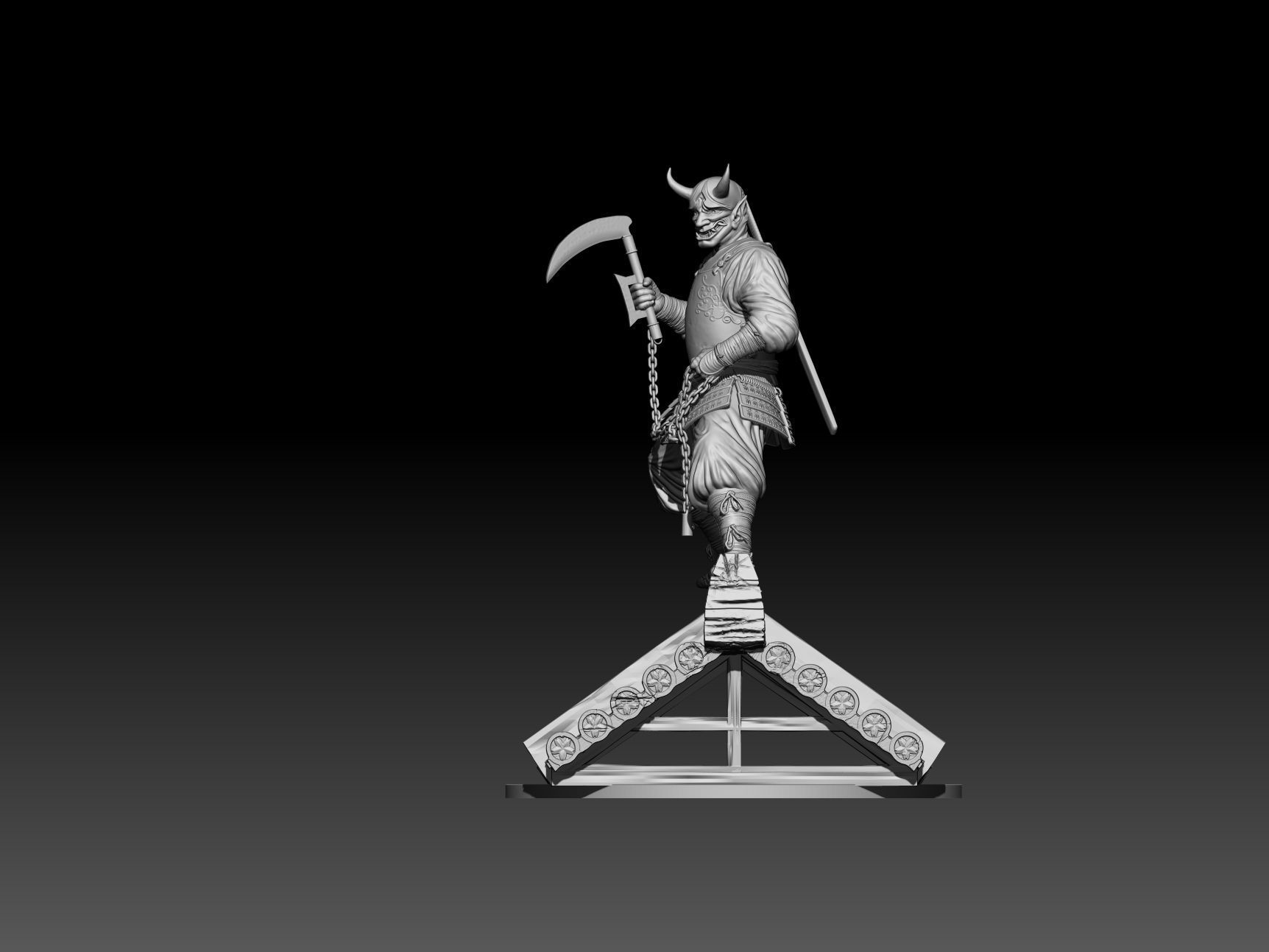 Ninja in Sengoku Japan 3D model 3D printable | CGTrader