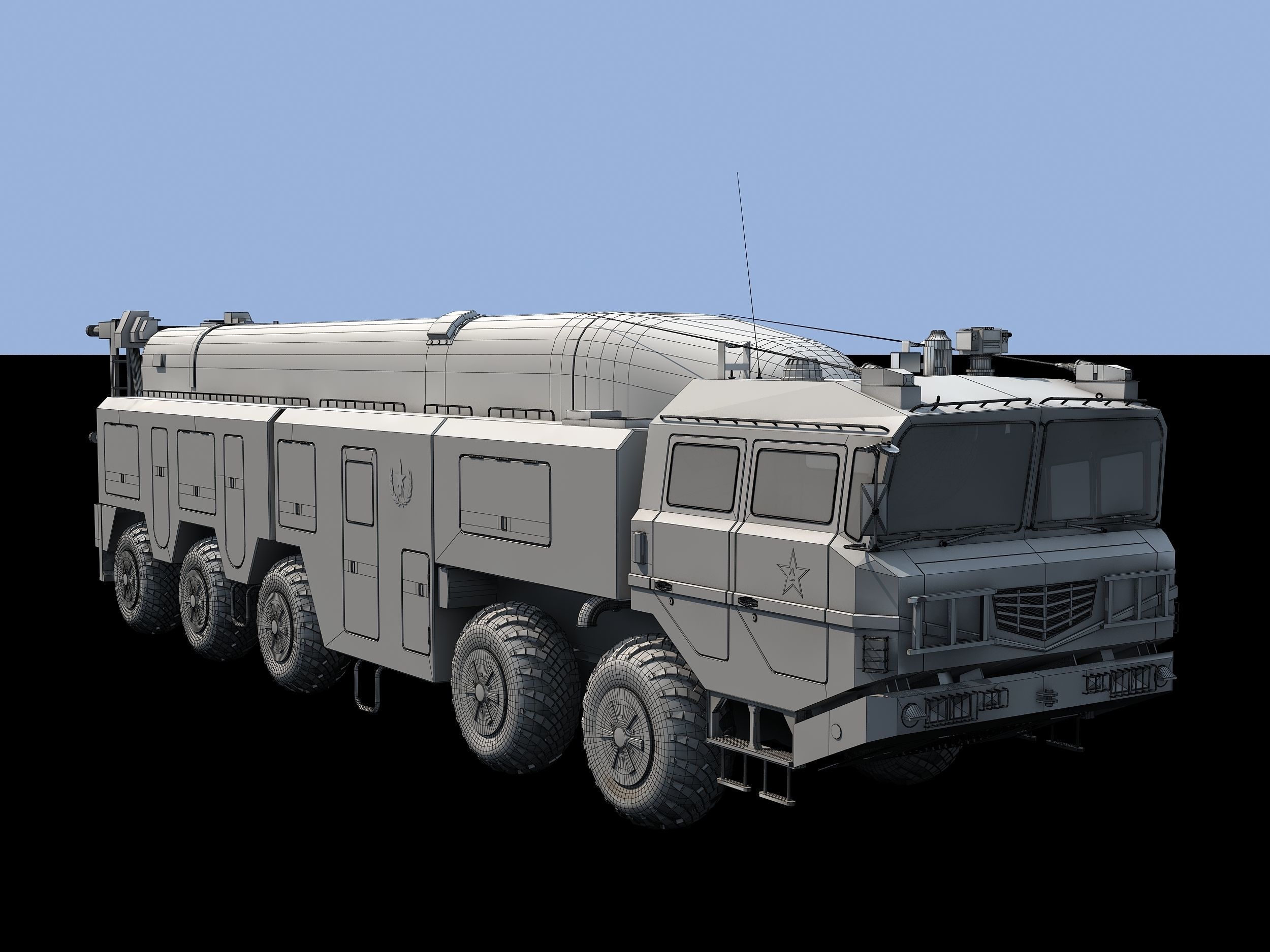 china CSS5 DH21 ballistic missile 3D model | CGTrader