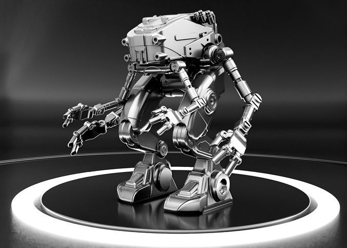 Robot Tank 3D model 3D printable | CGTrader