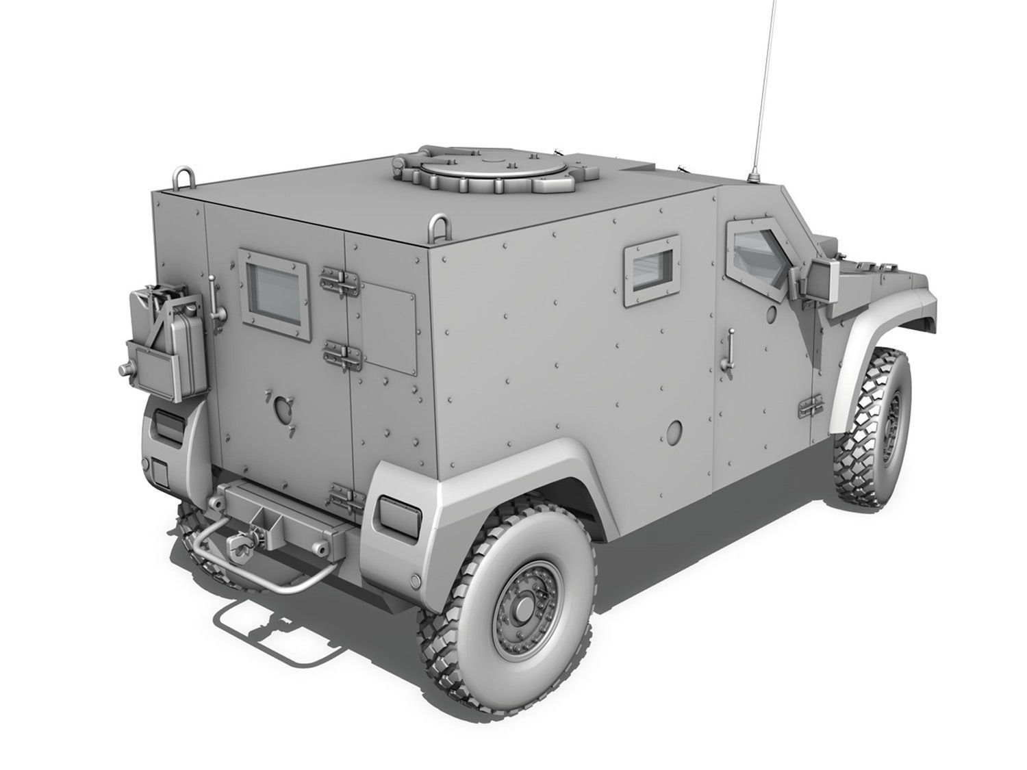 Auverland Panhard PVP - Army 3D model | CGTrader