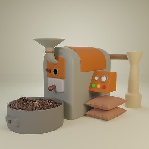 Coffee Roaster Machines 3D model | CGTrader