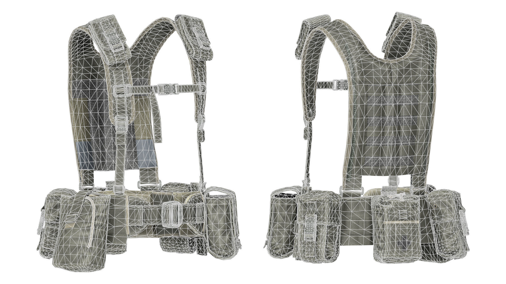 3D model VIRTUS H YOKE AND BELT LINE VR / AR / low-poly | CGTrader