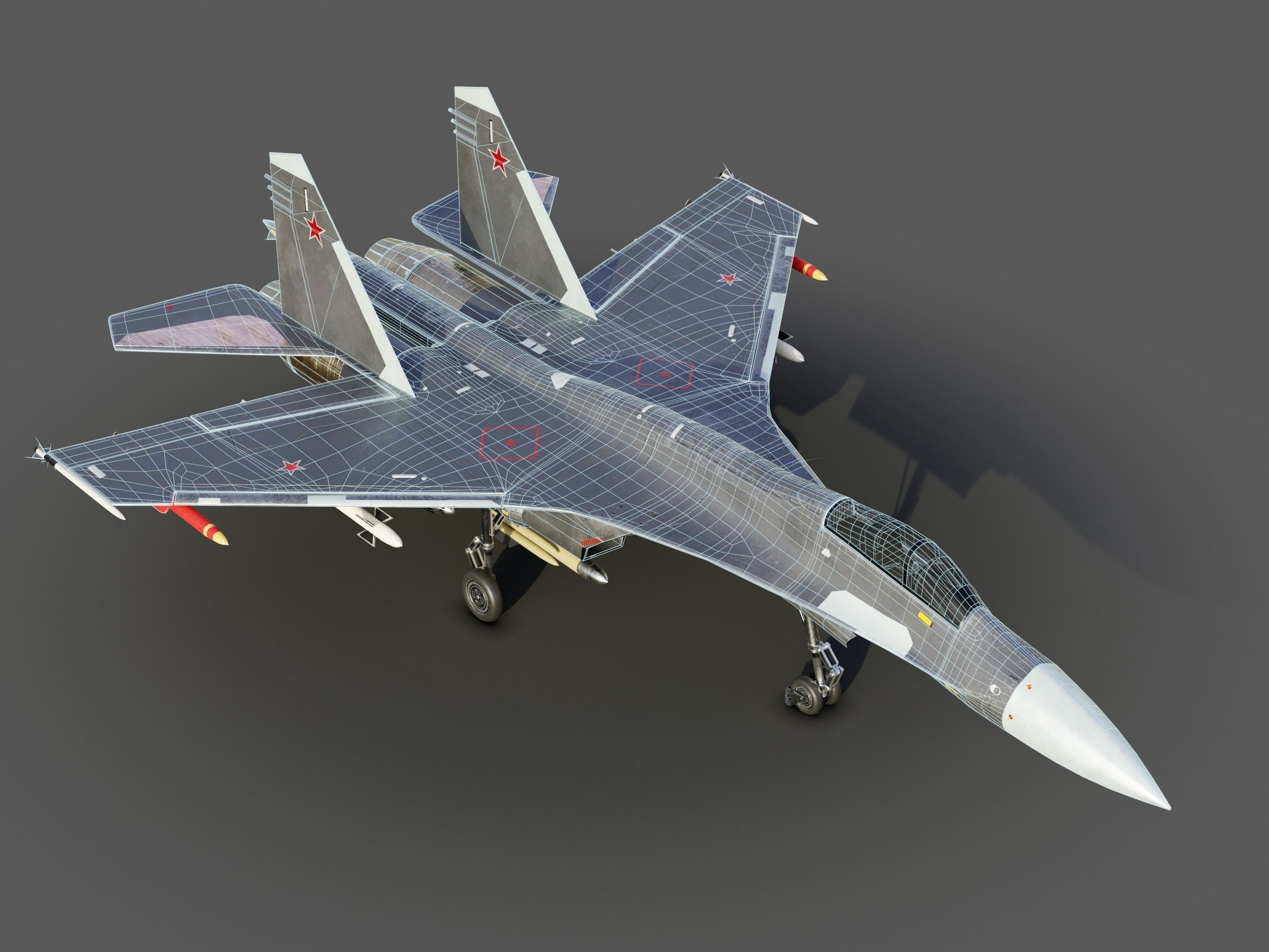 Sukhoi Su-35 3D model | CGTrader
