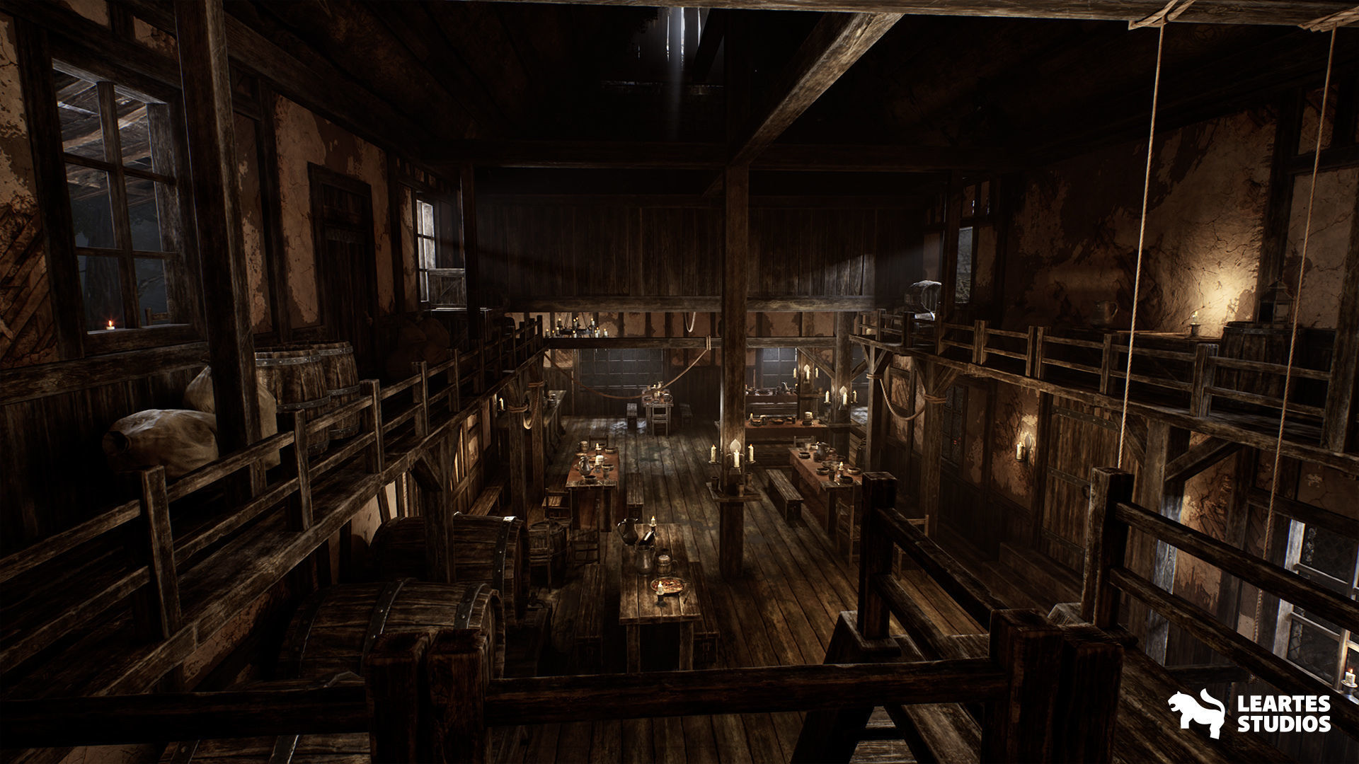 3D model Medieval Tavern VR / AR / low-poly | CGTrader