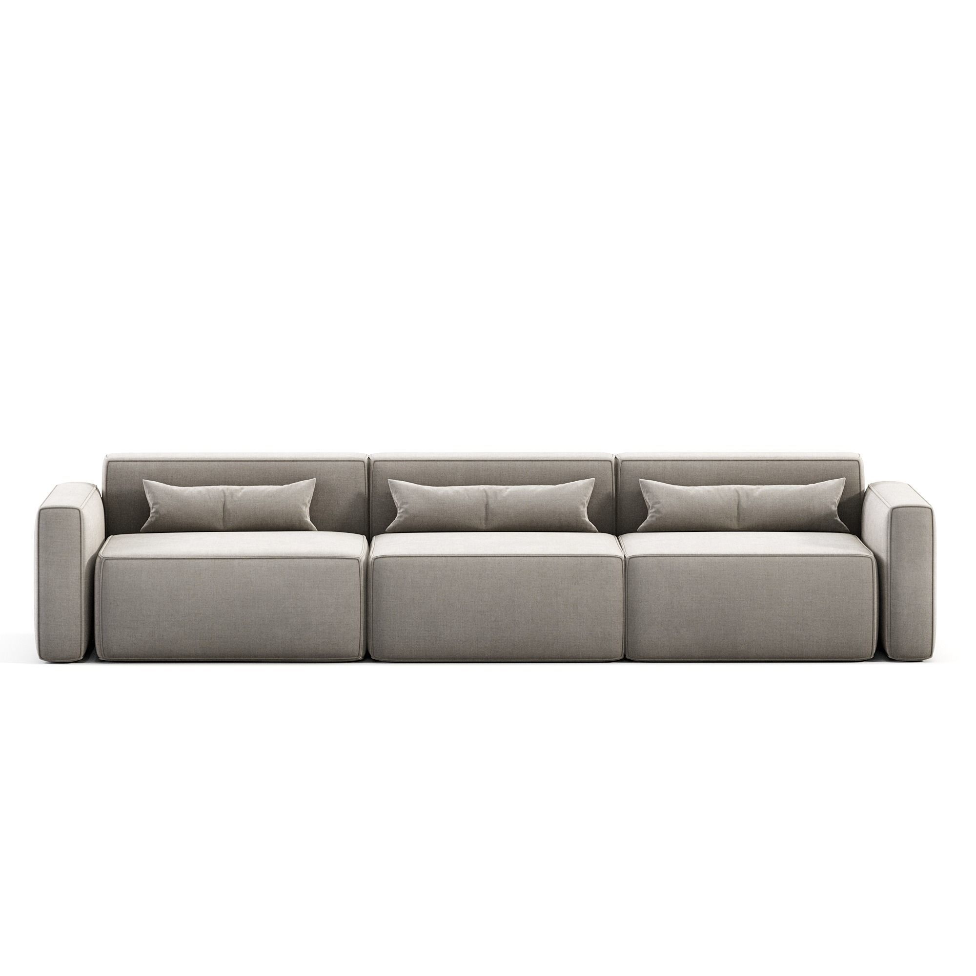 Mix Modular 3 Piece Sofa free 3D model | CGTrader