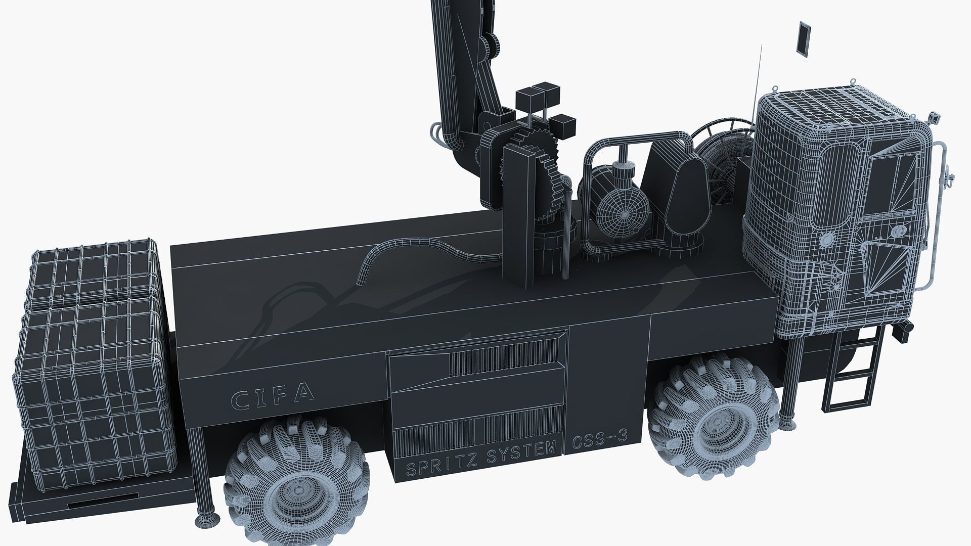 Engineering vehicle 3D model | CGTrader