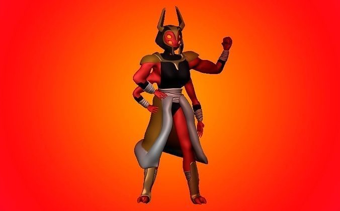 Princess Looma Red Wind - Ben 10 free 3D model 3D printable | CGTrader