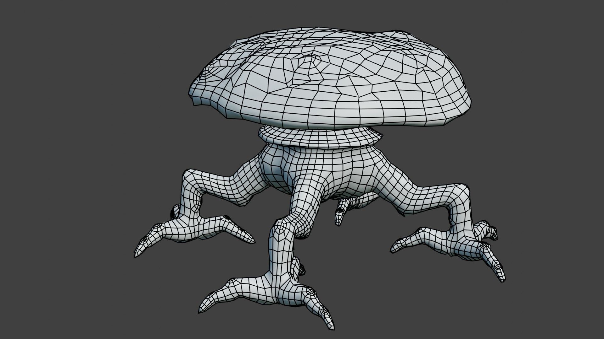 3D model Mushroom Monster VR / AR / low-poly | CGTrader