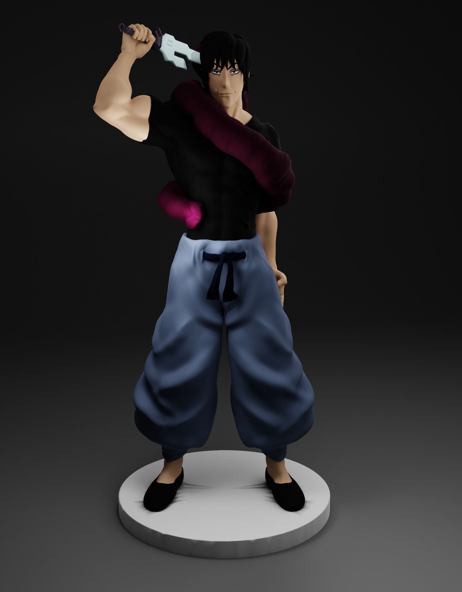 TOJI FUSHIGURO - JUJUTSU KAISEN 3D model 3D printable | CGTrader