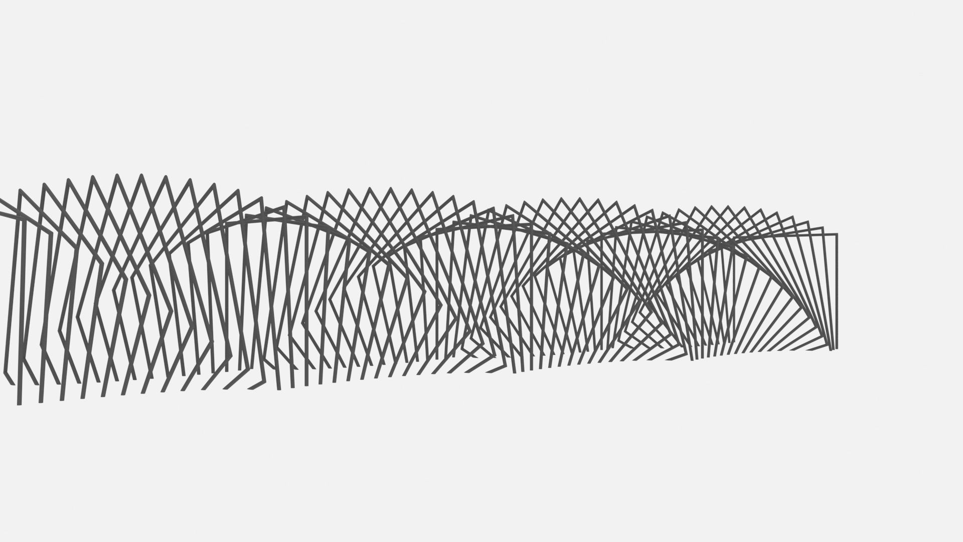 parametric pergola 3D model | CGTrader