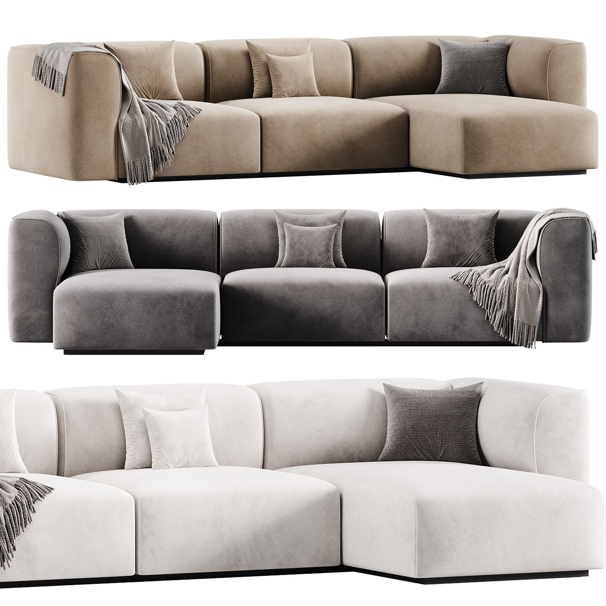 Mate Corner Sofa Bymdf Italia 3D model | CGTrader