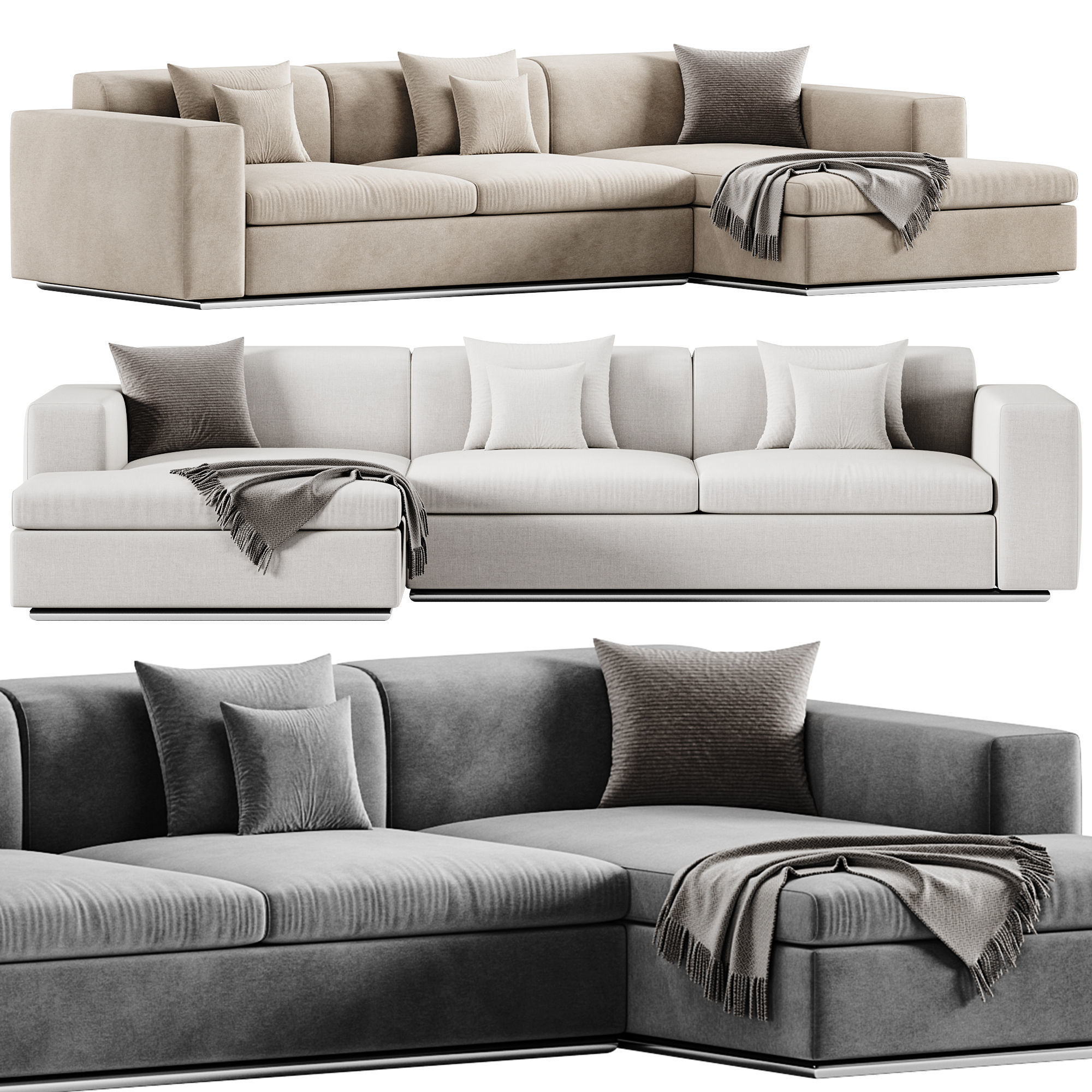 Steve Corner Sofa By Formerin 3D model | CGTrader