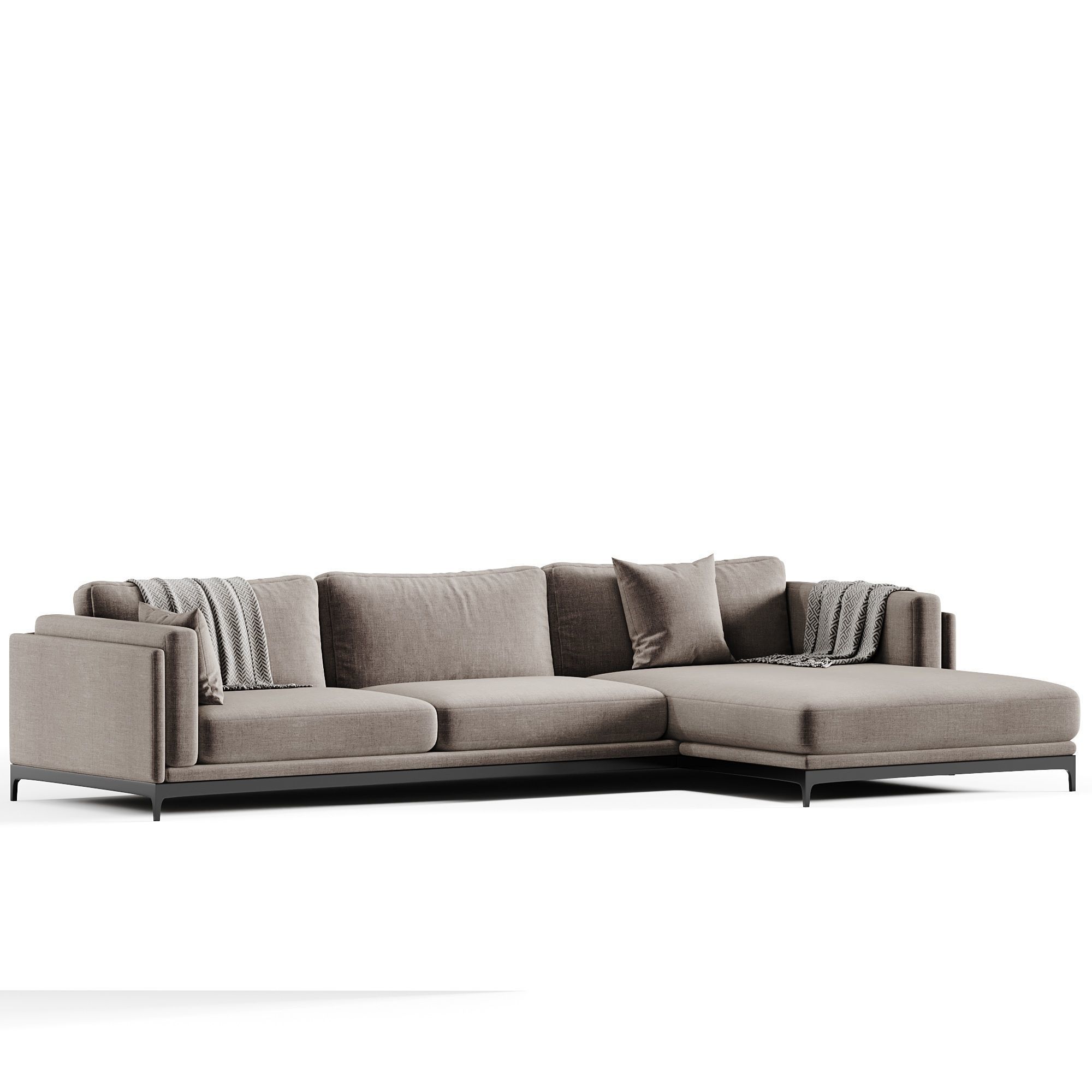 TIME Corner Sofa By Cts Salotti 3D model | CGTrader