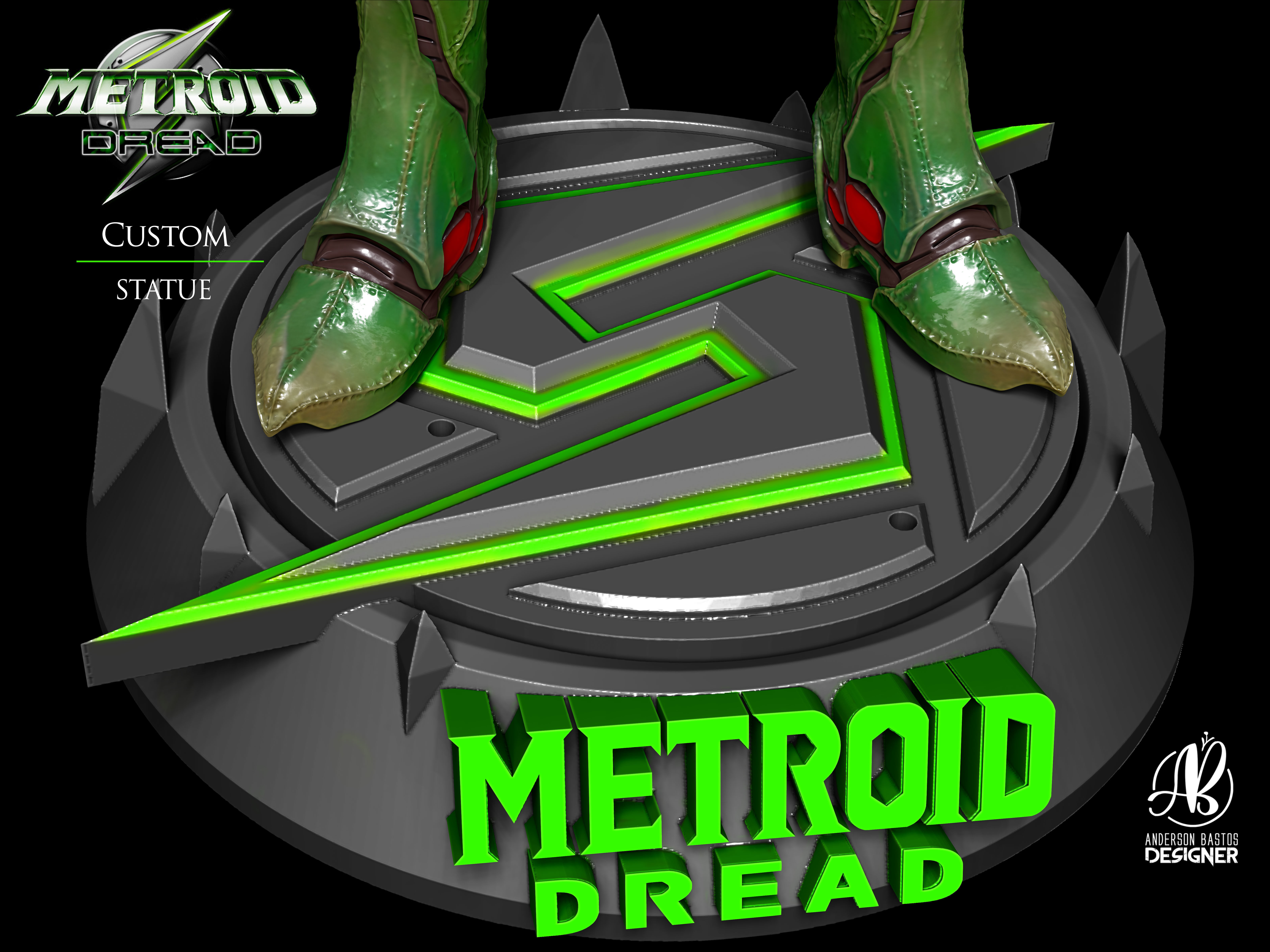 Metroid Suit Samus from Metroid Dread 3D model 3D printable | CGTrader