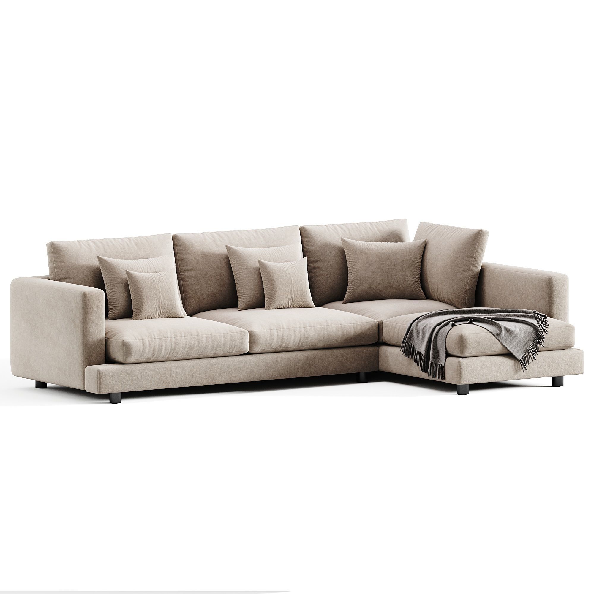 Long Island 05 Sofa By Flexform 3D model | CGTrader