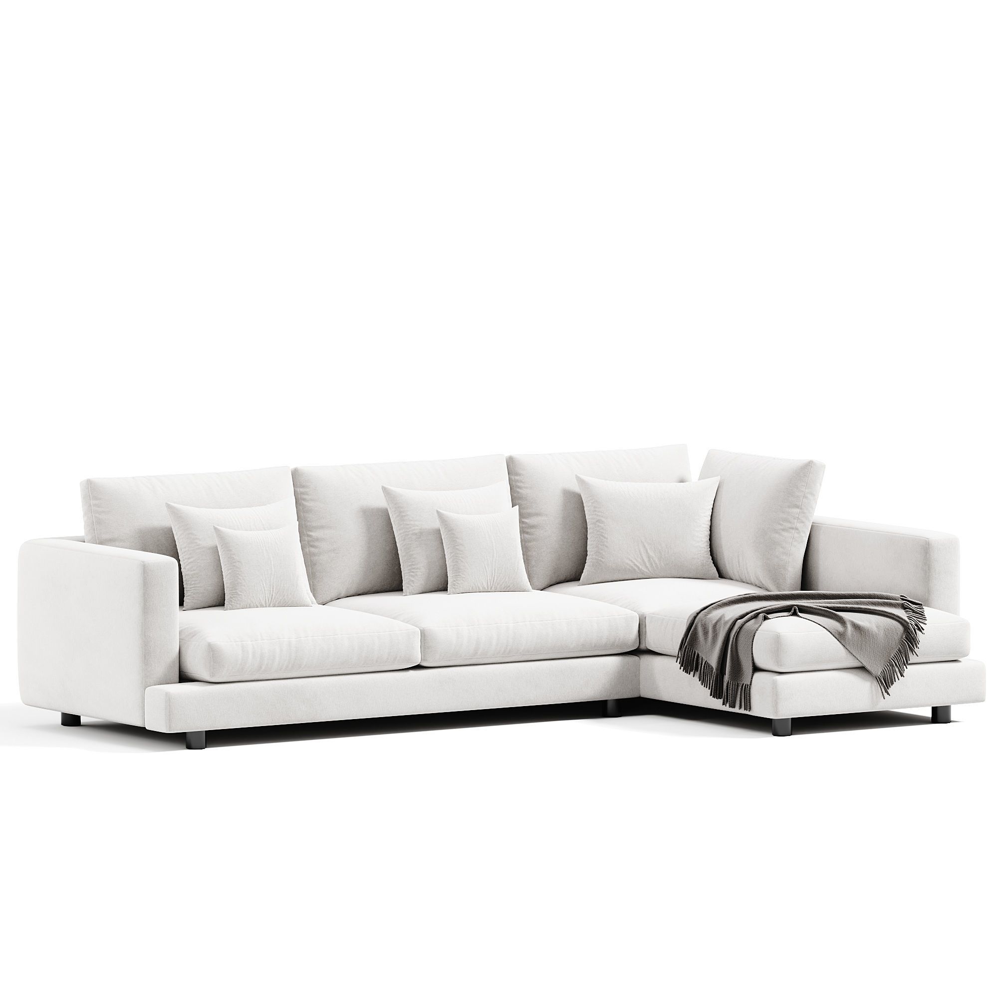 Long Island 05 Sofa By Flexform 3D model | CGTrader