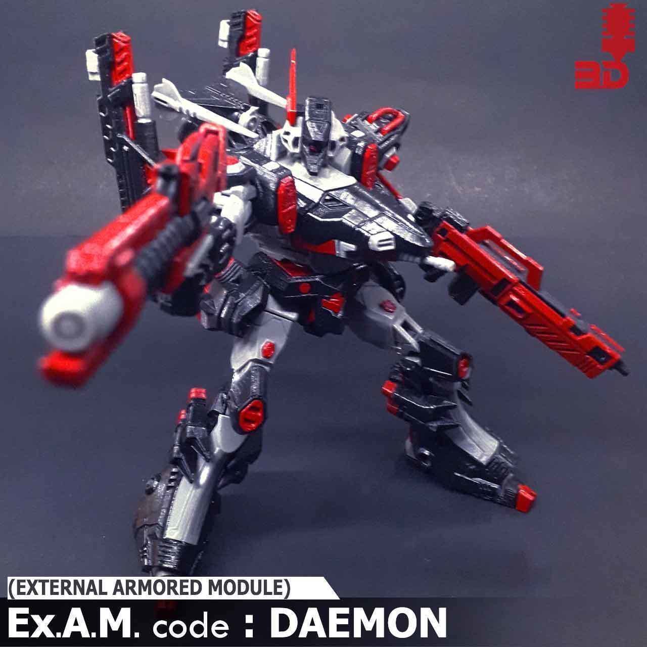 3DPrint Armored Core Action Figure - ExAM Code DAEMON 3D model 3D ...