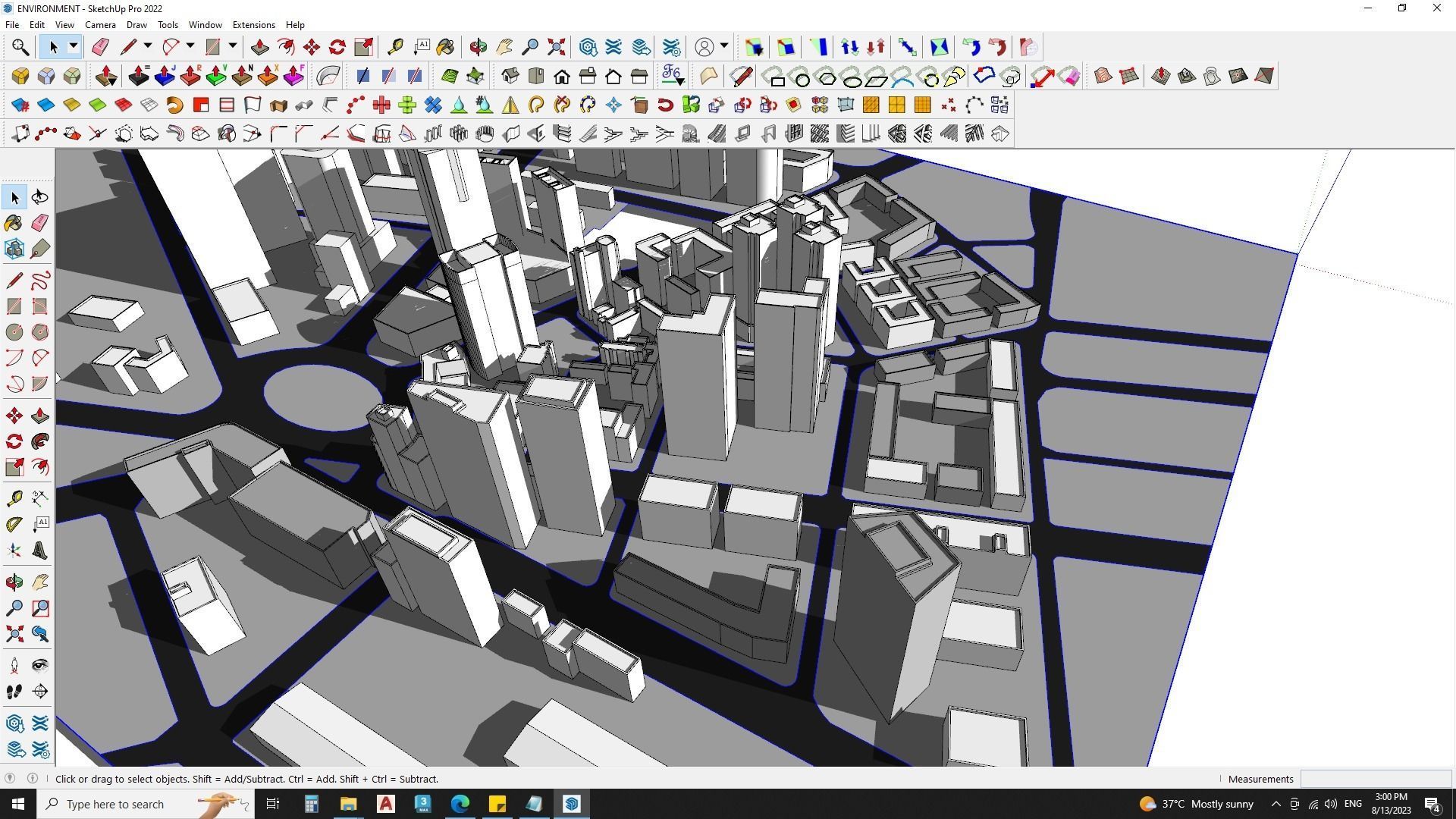 Highrise building Environment 3d model 3D model | CGTrader