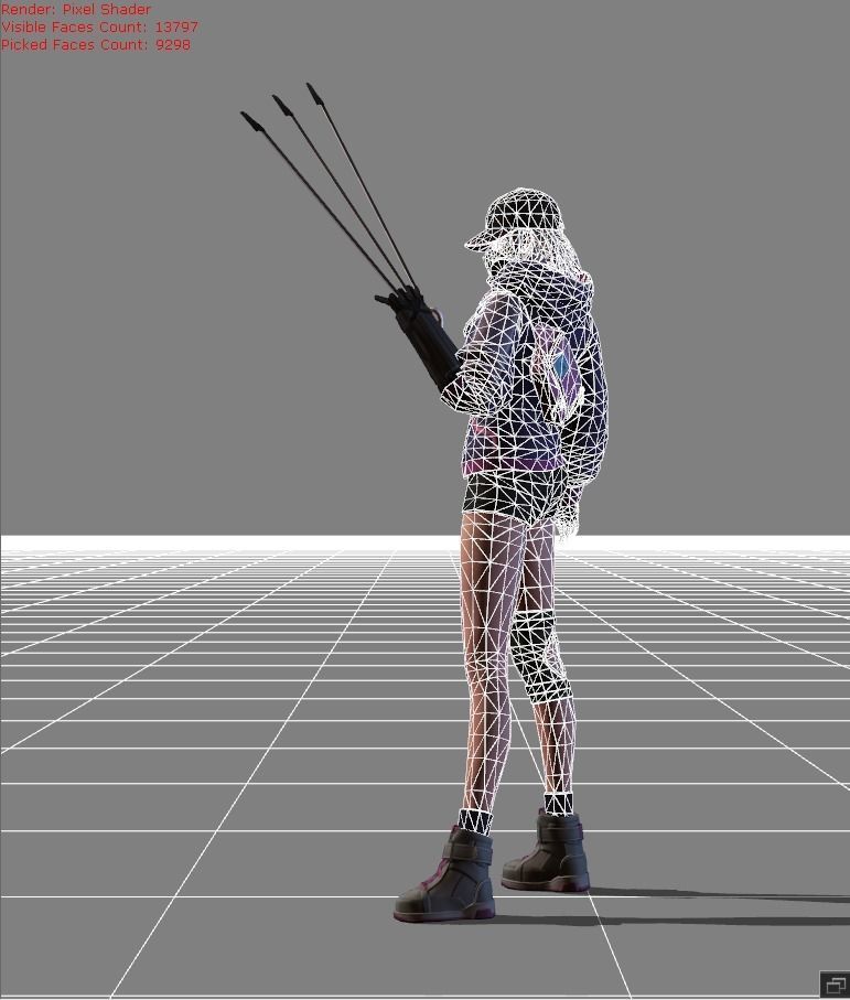 3D model Natalia Cyber Spectre VR / AR / low-poly | CGTrader