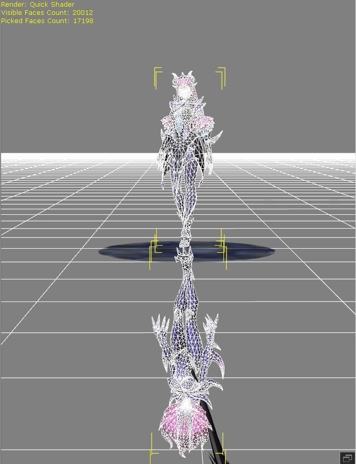 3D model Selena Abyssal Witch VR / AR / low-poly | CGTrader