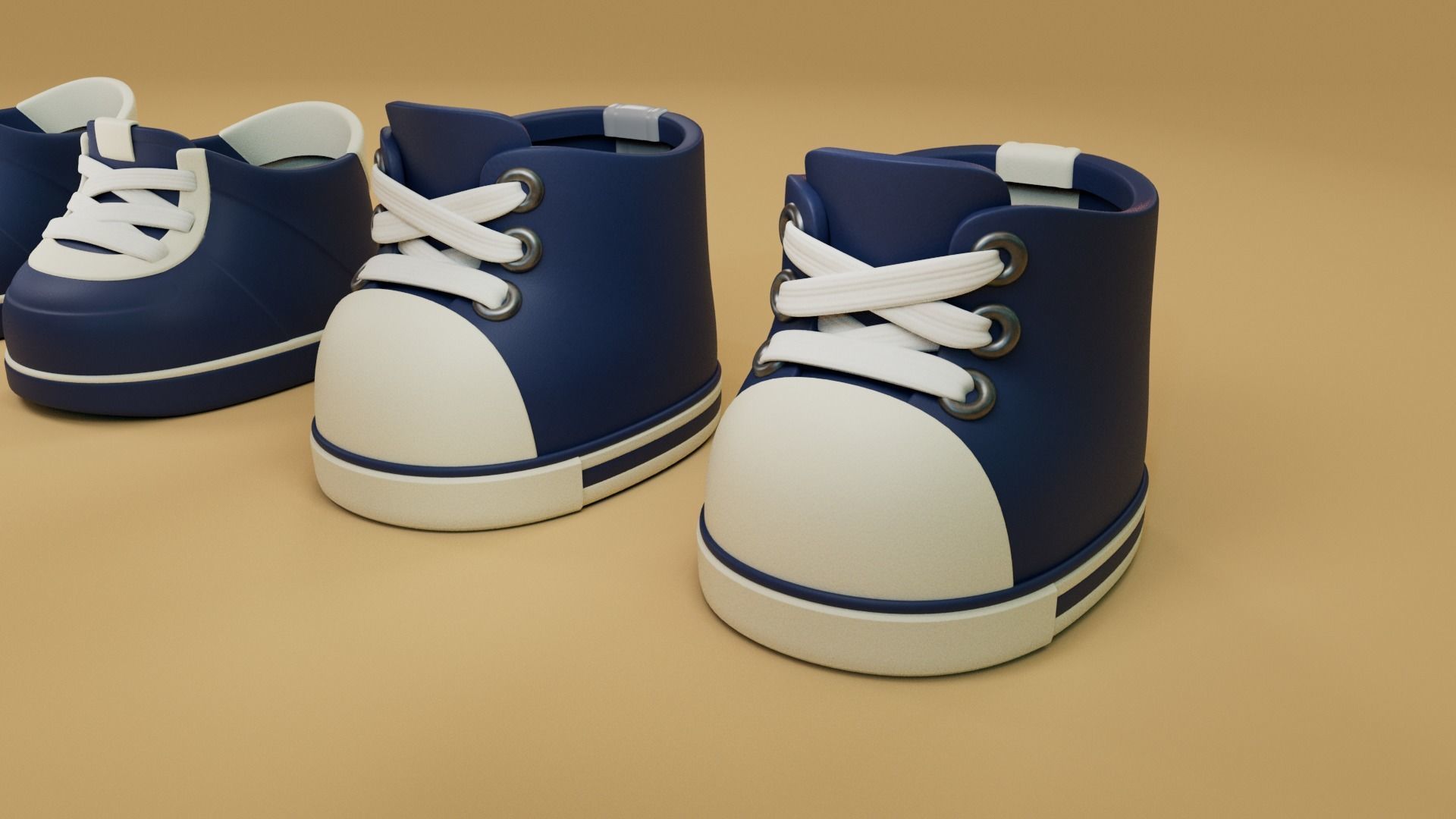 Cartoon shoes 3D model 3D model | CGTrader