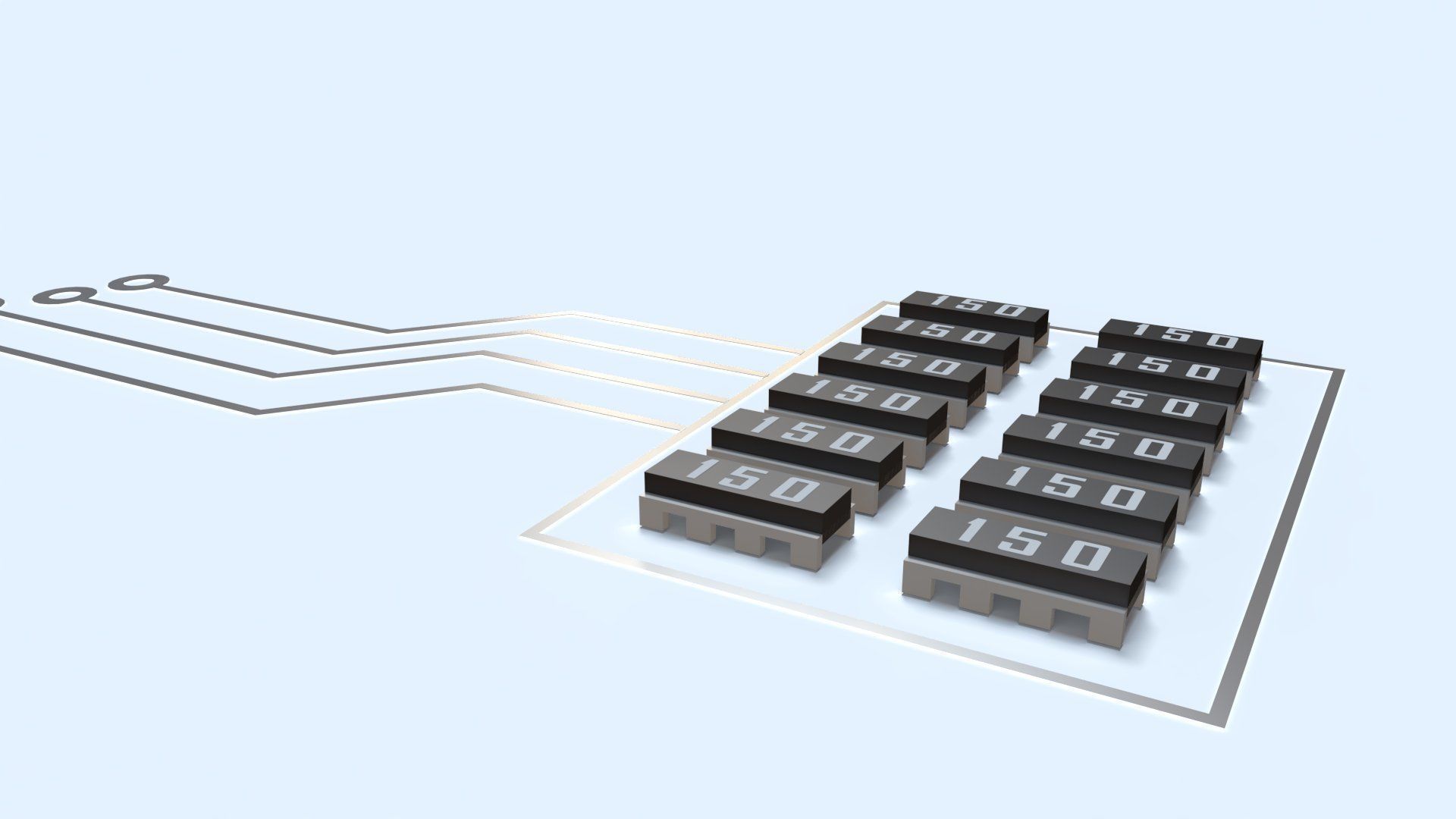 3D model Circuit Board Chip Module VR / AR / low-poly | CGTrader