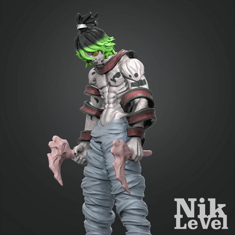 Gyutaro Kimetsu No Yaiba 3D Printable 3D model 3D printable | CGTrader