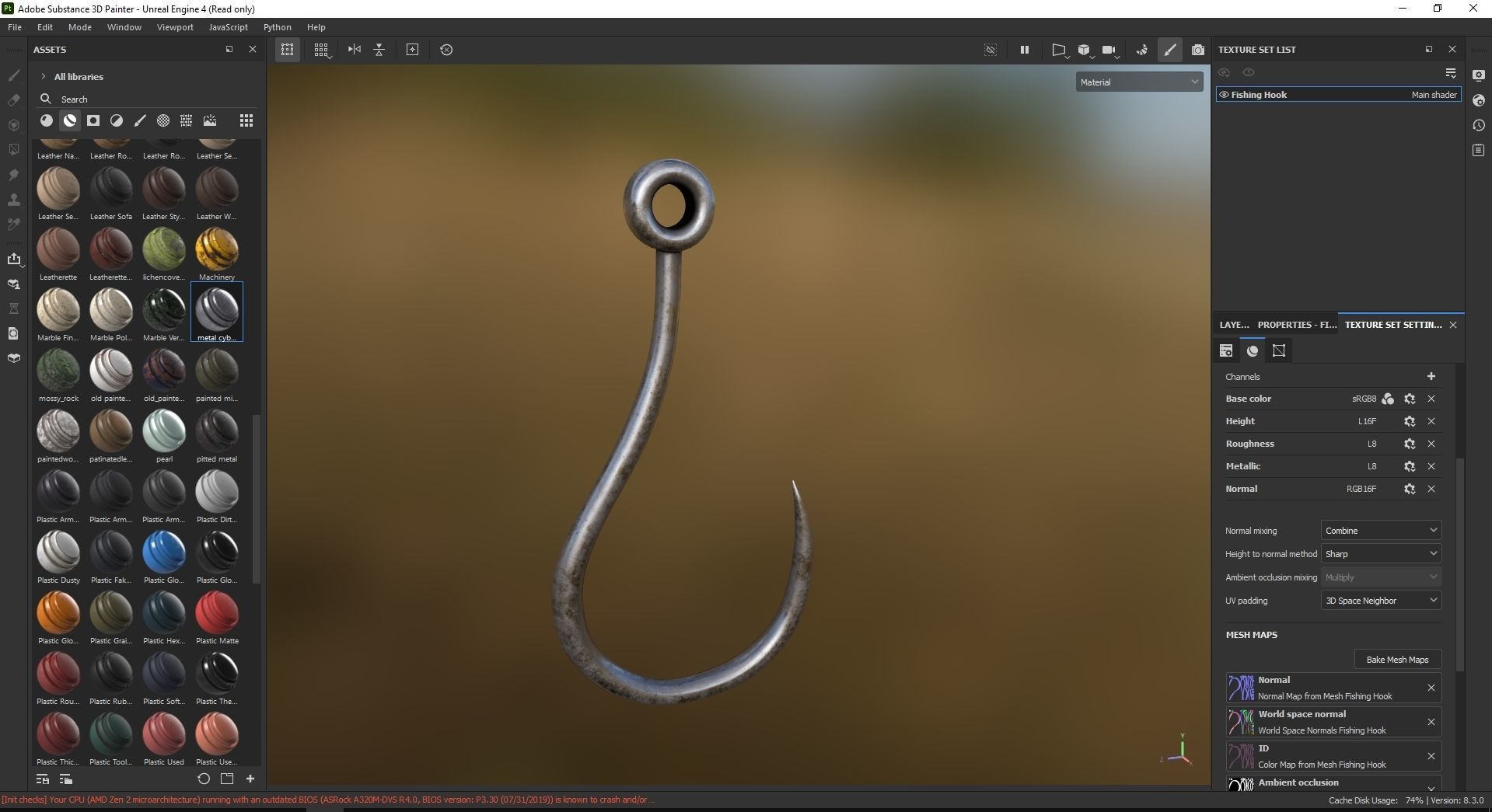 3D model Fishing Hook 3D Model VR / AR / low-poly | CGTrader