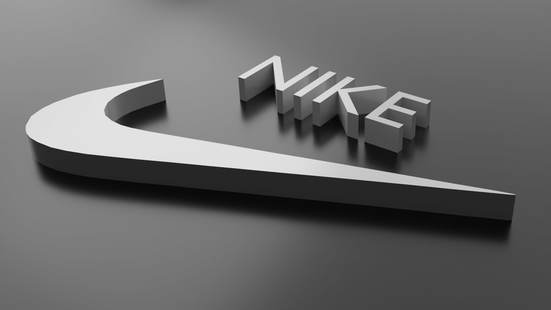 nike 3d logo 3D model | CGTrader