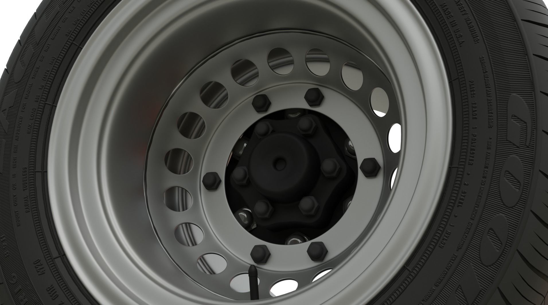 Mercedes Benz Sprinter Felgen Zwillingsbereifung 3D model | CGTrader