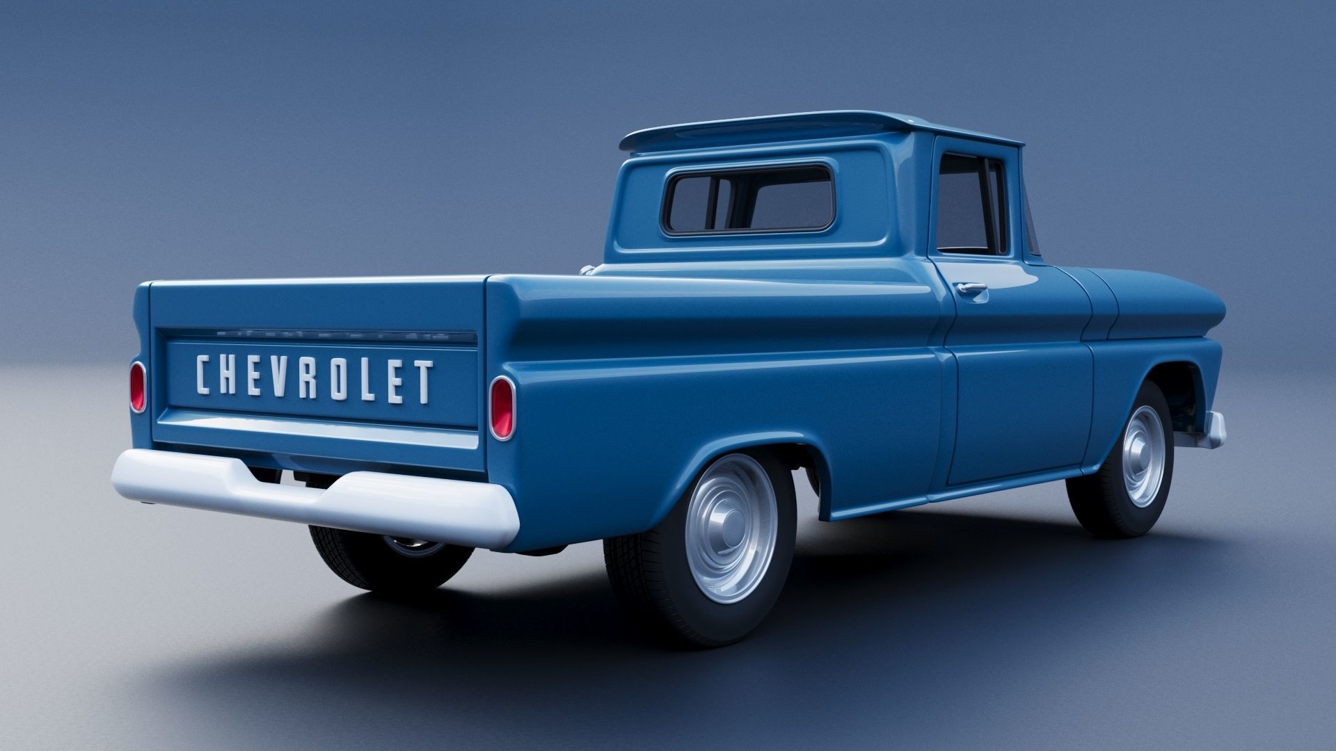 Chevrolet C10 1961 3D model 3D printable | CGTrader