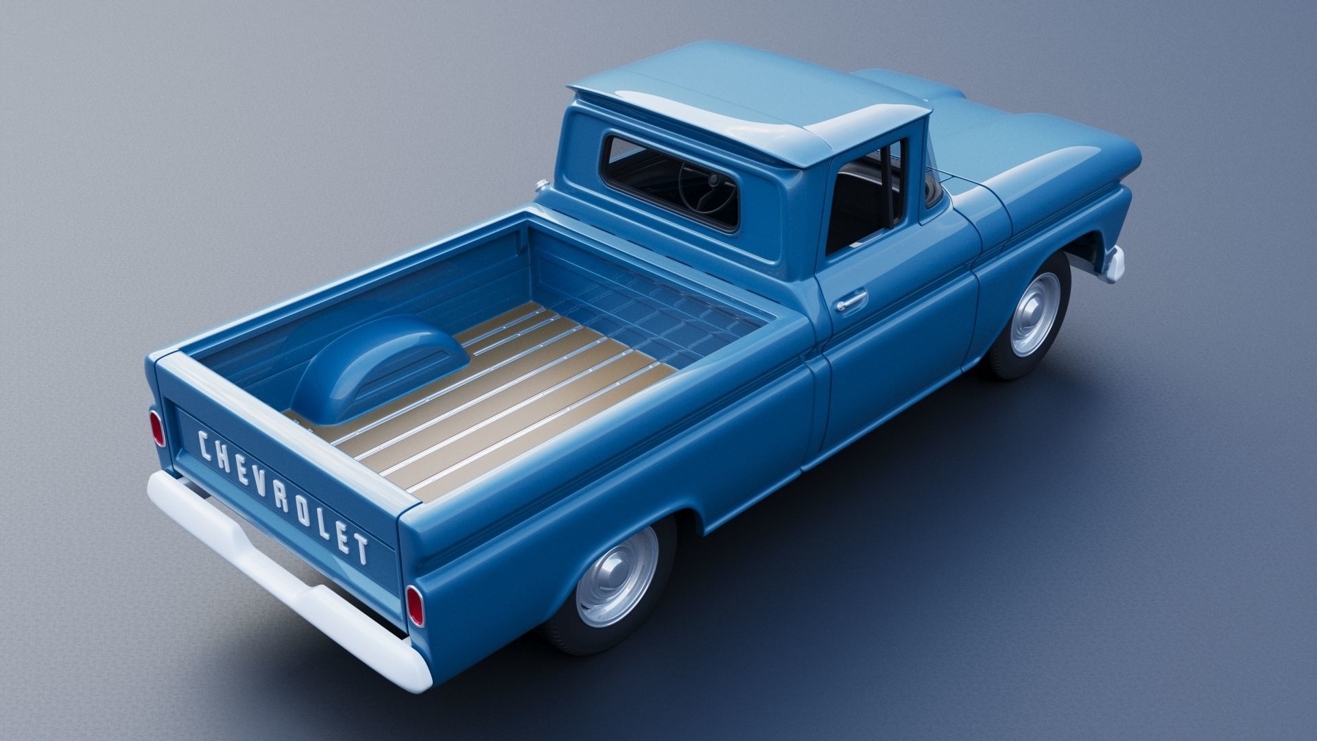 Chevrolet C10 1961 3D model 3D printable | CGTrader