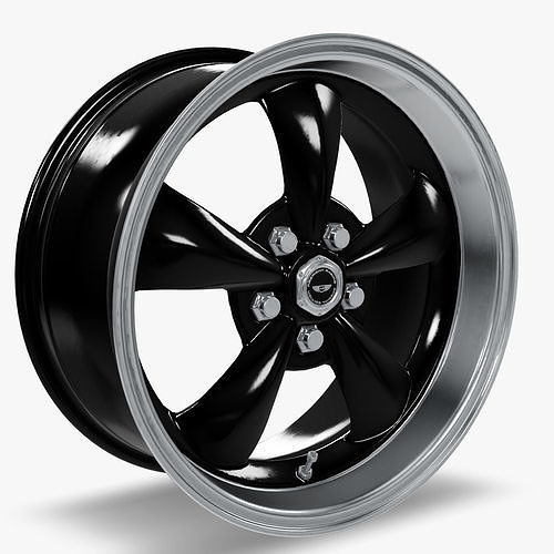 American Racing Torq Thrust M Wheel 17 inch 3D model | CGTrader