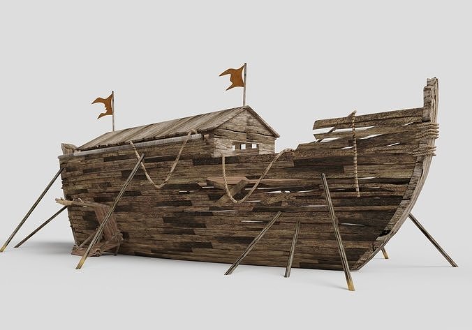 low poly noah ark 3D model | CGTrader
