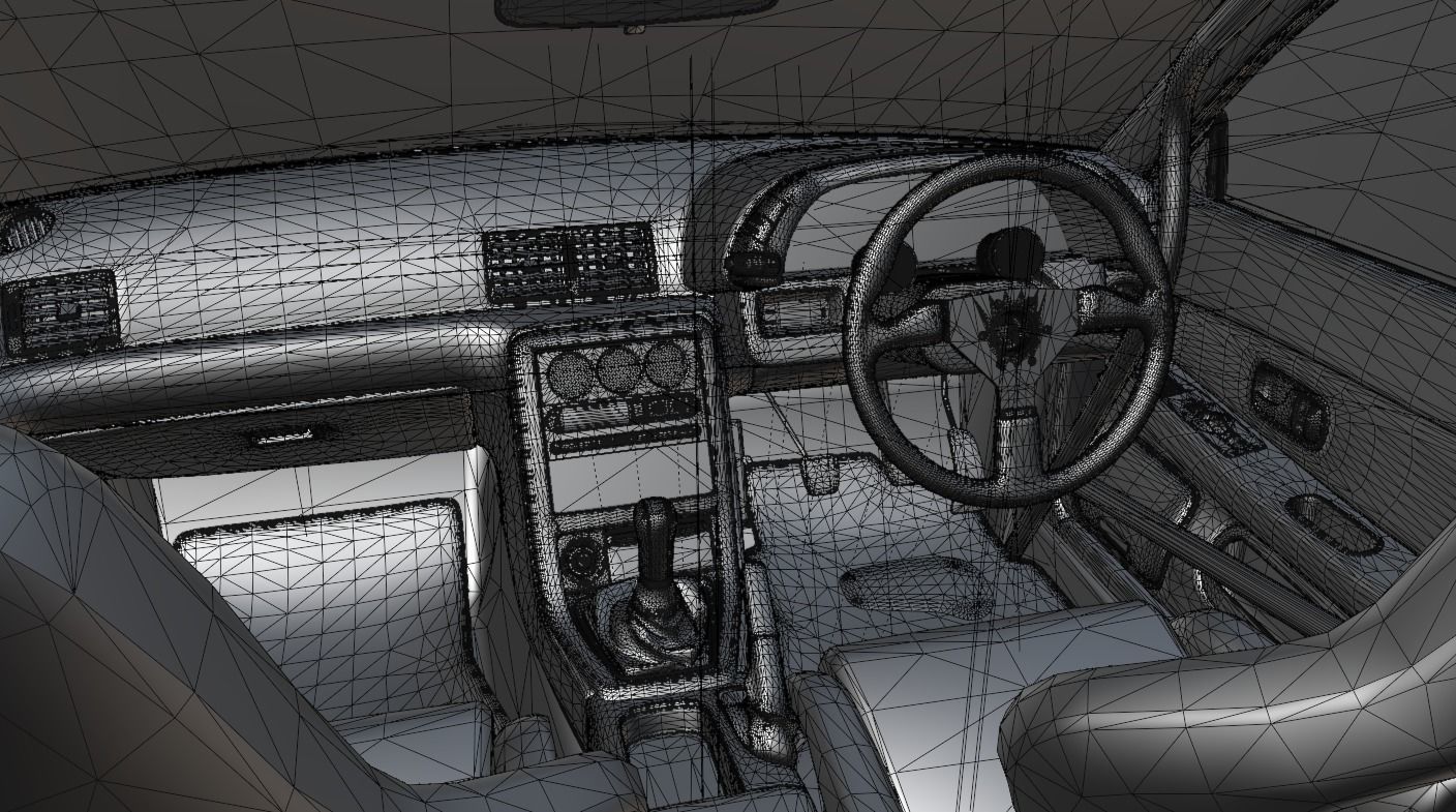 nissan skyline gt-r r32 shinigami from initial D 3D model | CGTrader