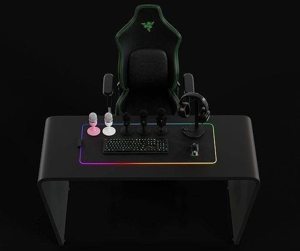 Computer accessories - Razer collection 3D model | CGTrader