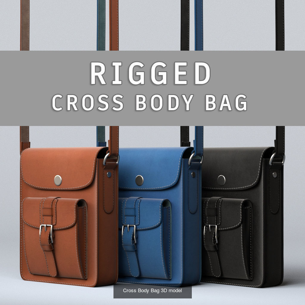 6 Rigged Bag 3D Model Collection | CGTrader