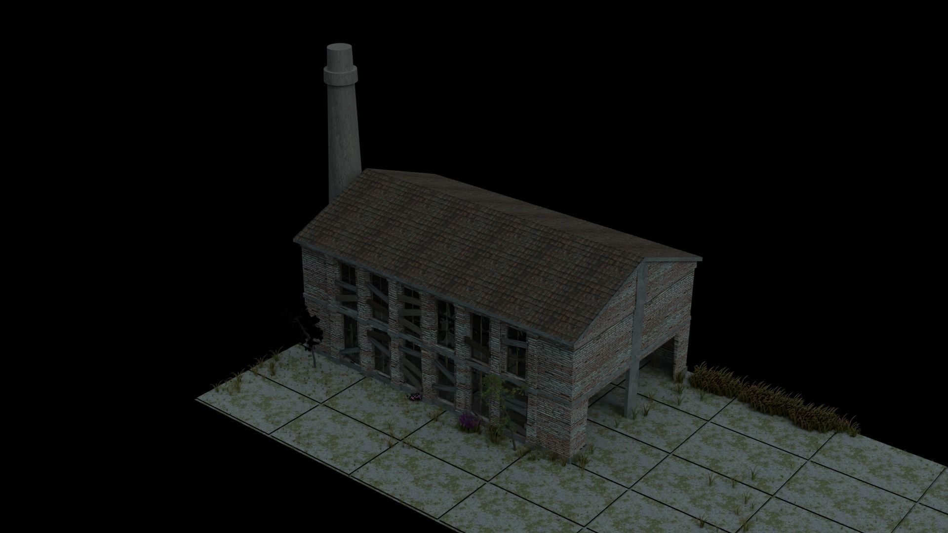 Abandoned warehouse 3d model 3D model | CGTrader