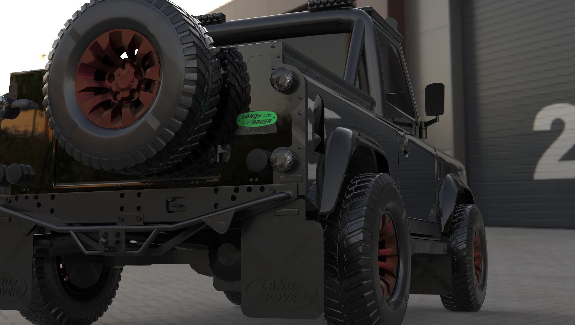 Defender Cab 3D model | CGTrader