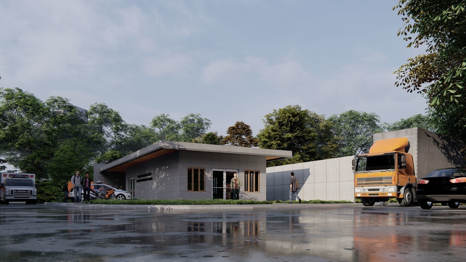 3D model Emergency Operation Center VR / AR / low-poly | CGTrader